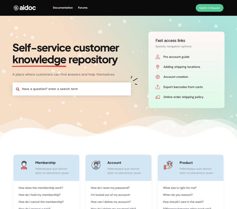 Aidoc – supercharging WordPress with: Docs, Knowledgebase, Forums, Shop, and Beyond